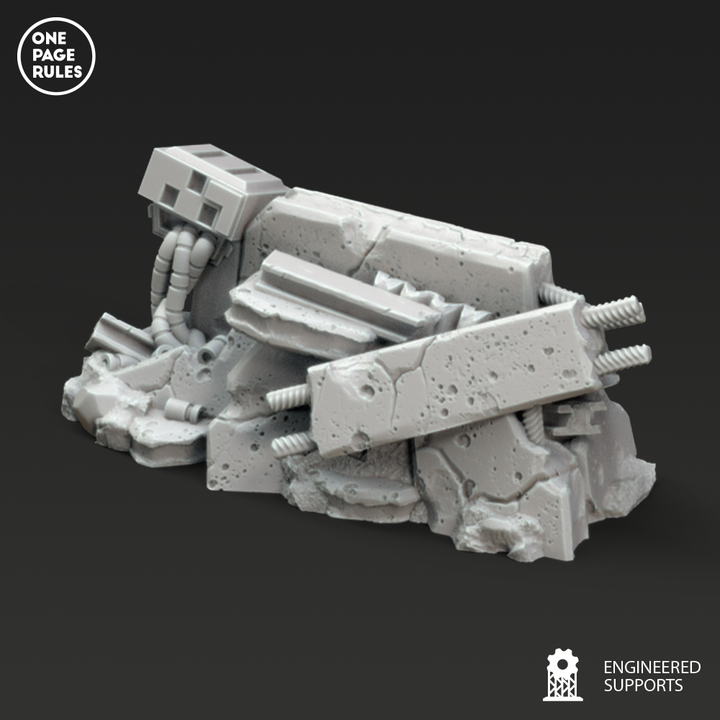 3D Printable Urban Small Terrain by One Page Rules