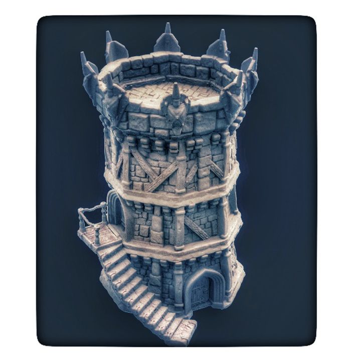 3D Printable Tower - Halcyon Hold by Fabio