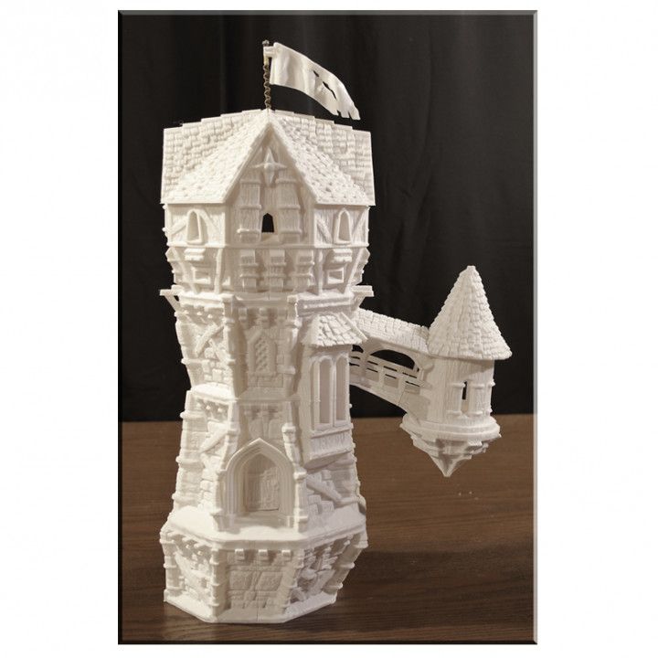 3D Printable Tower - Skyward Sentinel by Fabio