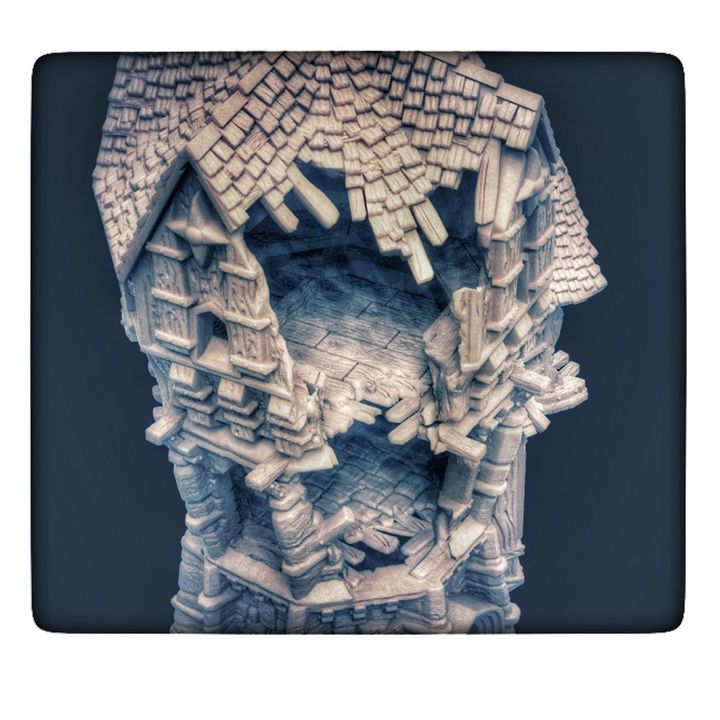 3D Printable Tower - Skyward Sentinel by Fabio