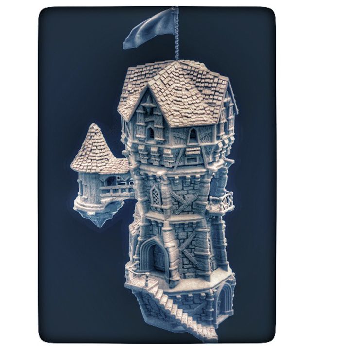 3D Printable Tower - Skyward Sentinel by Fabio