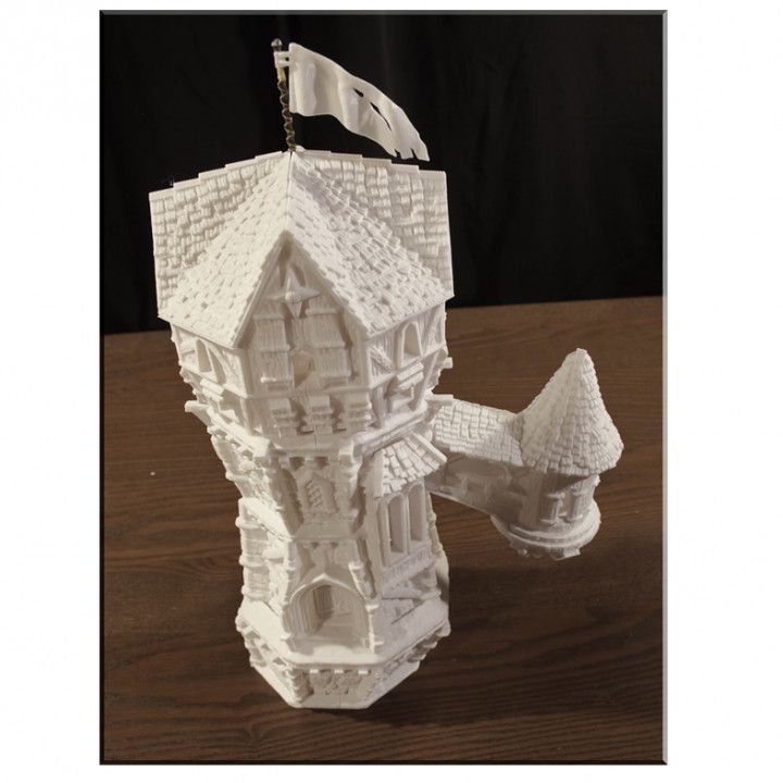 3D Printable Tower - Skyward Sentinel by Fabio