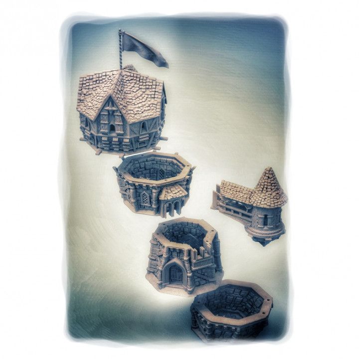 3D Printable Tower - Skyward Sentinel by Fabio