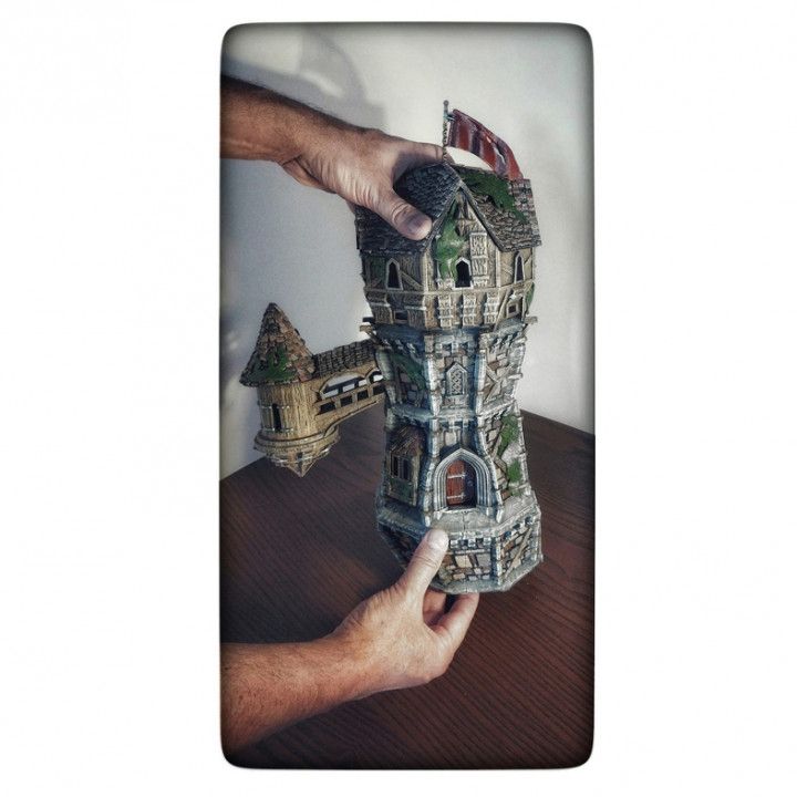 3D Printable Tower - Skyward Sentinel by Fabio