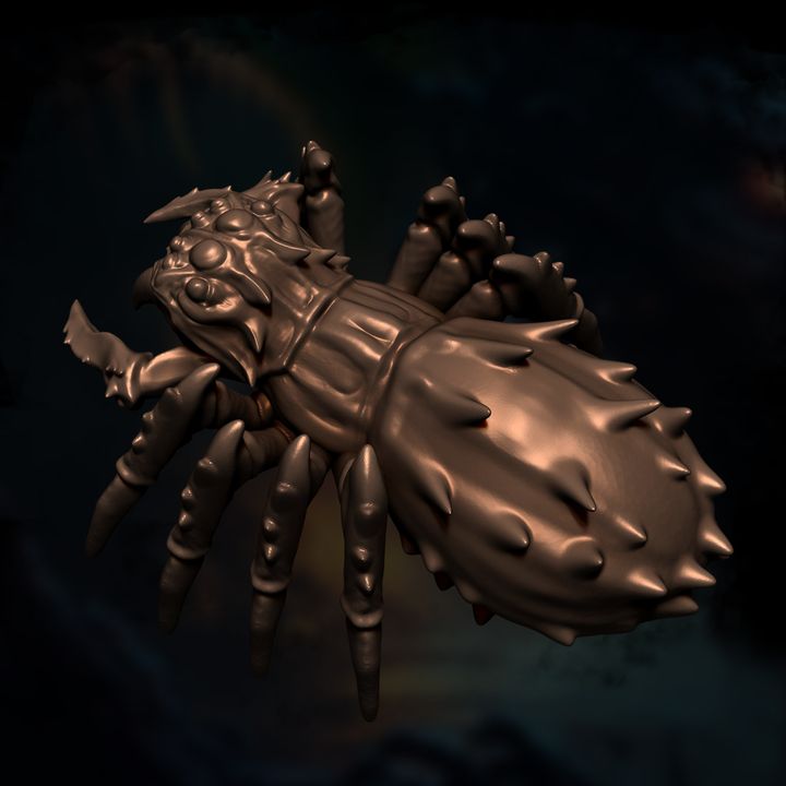 3D Printable Giant Spider by Monster Atlas