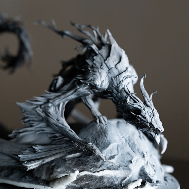 3D Print of Briar Dragon by Daktylos