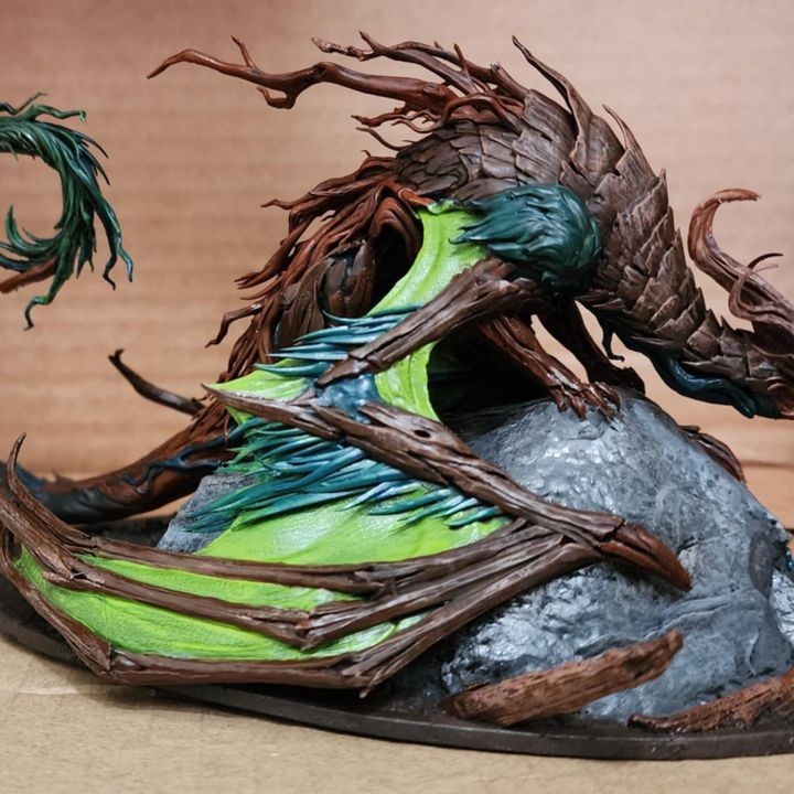 3D Print of Briar Dragon by AndrewJackson