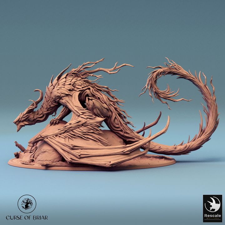 3D Printable Briar Dragon by Rescale Miniatures