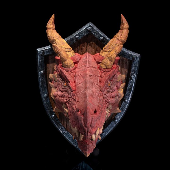 3D Printable True Dragon Trophy by Stlflix