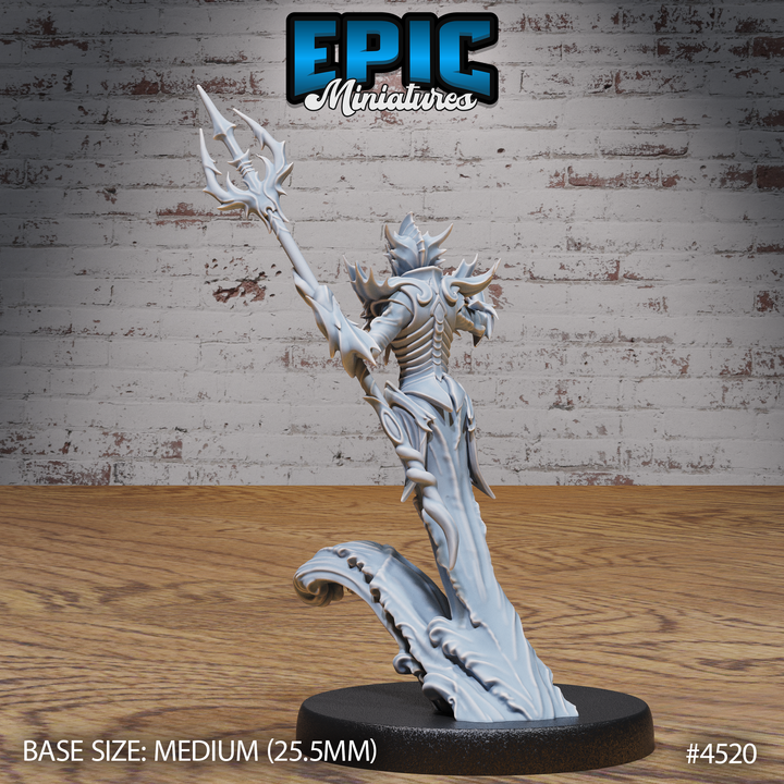 3D Printable Water Myrmidon Set / Aqua Elemental / Humanoid Creature ...