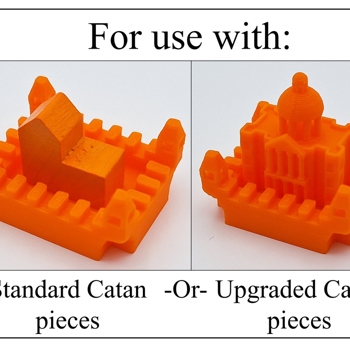 3D Printable Catan Cities and Knights Expansion Upgraded Game Pieces by ...