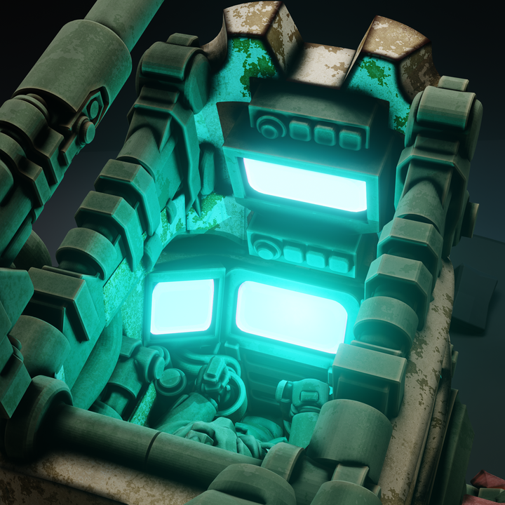 3D Printable Apollo medium mech by Crimson Steel Mechworks