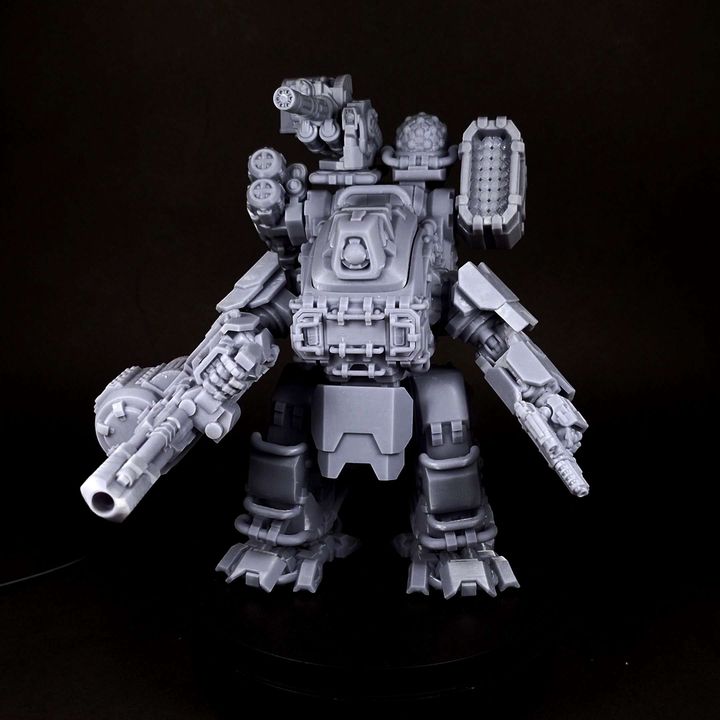 3D Printable ares heavy mech by Crimson Steel Mechworks