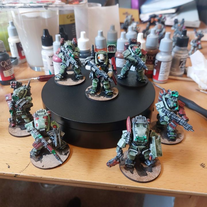 3D Printable Demeter power armour core frame by Crimson Steel Mechworks