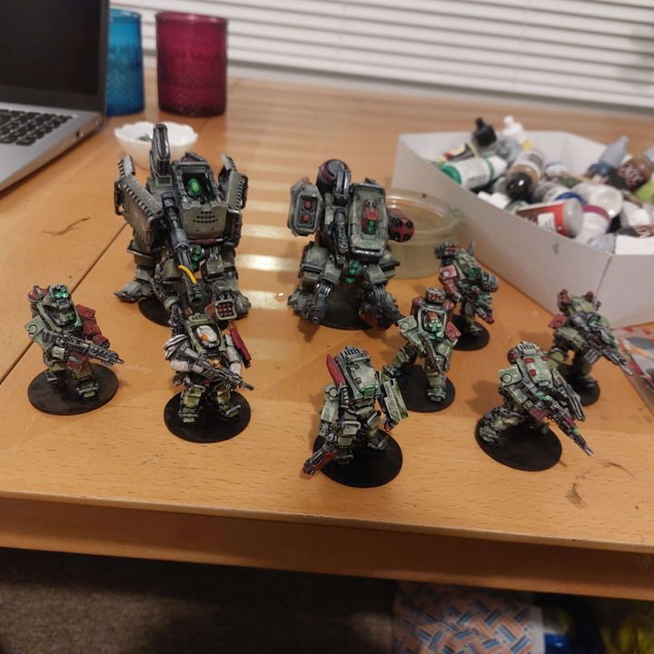 3D Printable Demeter power armour core frame by Crimson Steel Mechworks