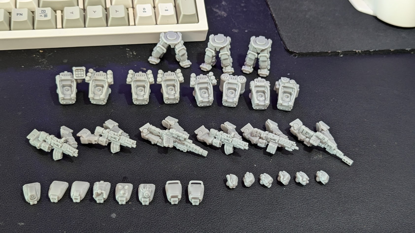 3D Printable Demeter power armour core frame by Crimson Steel Mechworks