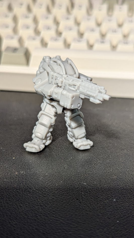 3D Printable Demeter power armour core frame by Crimson Steel Mechworks