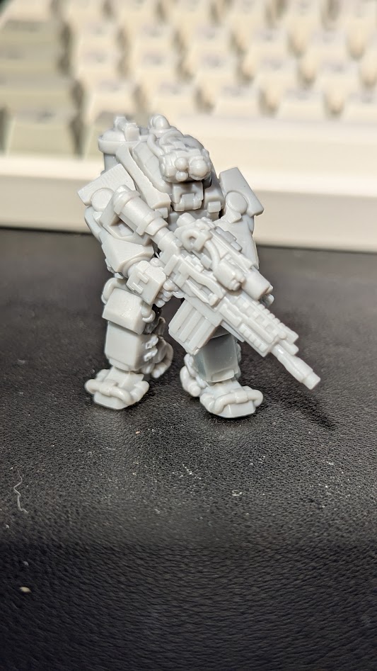 3D Printable Demeter power armour core frame by Crimson Steel Mechworks