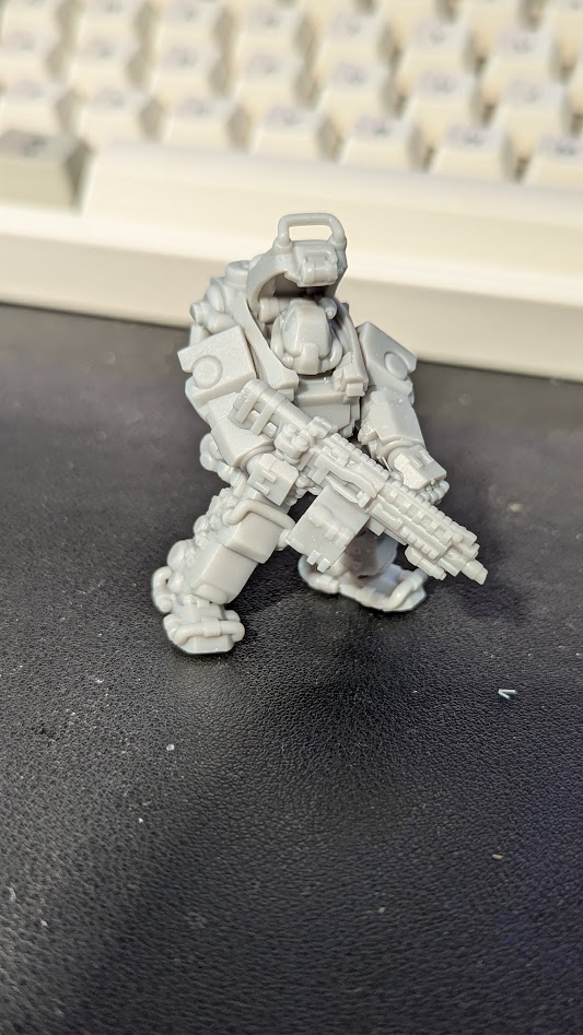 3D Printable Demeter power armour core frame by Crimson Steel Mechworks