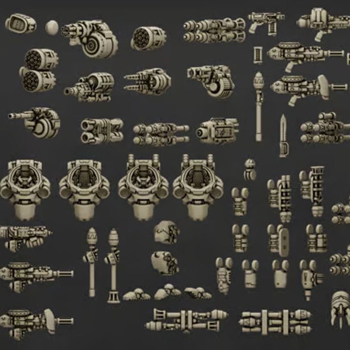 3D Printable Lampades mk2 by Crimson Steel Mechworks