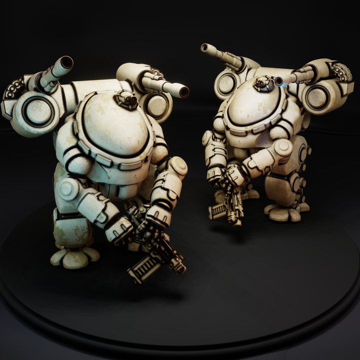 3D Printable Lampades mk2 by Crimson Steel Mechworks