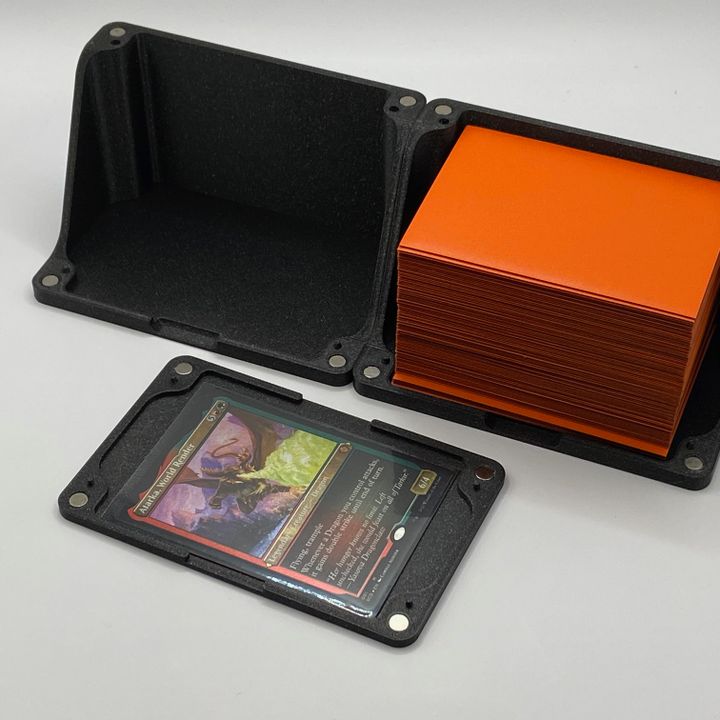 3D Printable COMMANDER DECK BOX AND TRAYS FOR MAGIC THE GATHERING ...