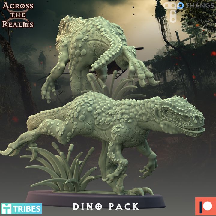 3D Printable Dino pack by Across the Realms