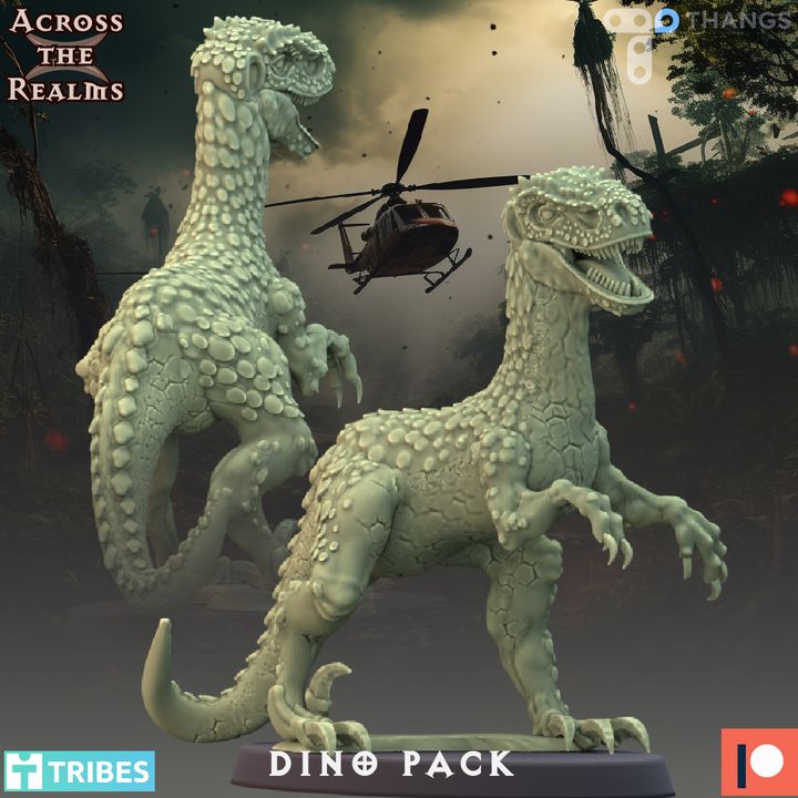 3D Printable Dino pack by Across the Realms