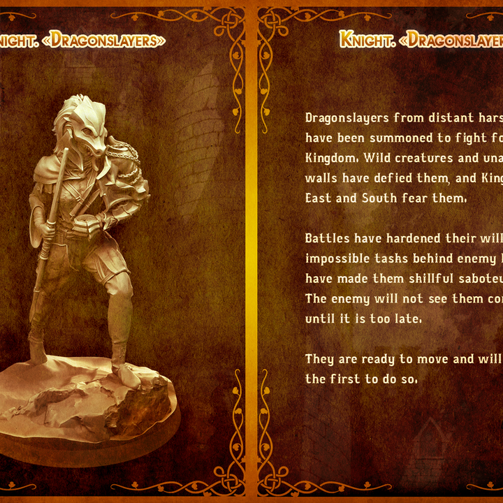 3D Printable DRAGONSLAYER.75MM+BASE&CHESS FORMAT by xyboryz studio