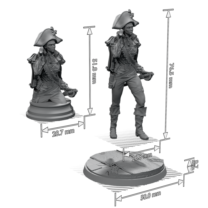 3D Printable LIEUTENANT.75MM+BASE&CHESS FORMAT by xyboryz studio