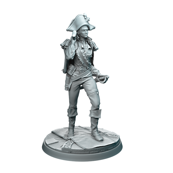 3D Printable LIEUTENANT.75MM+BASE&CHESS FORMAT by xyboryz studio