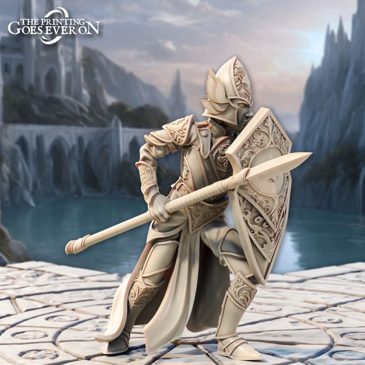 3D Printable Silver Shores Elven Warband - 21 Models - Presupported by ...