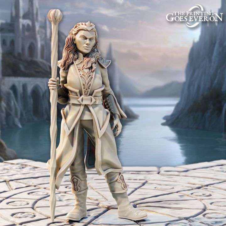 3D Printable Silver Shores Elven Warband - 21 Models - Presupported by ...