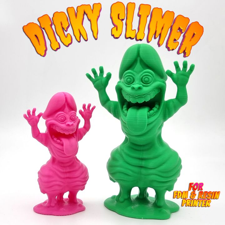 3D Printable Dicky Slimer by iradj3d