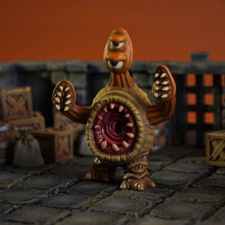 3D Printable Filth Fiend (Otyugh) by Questline Studios