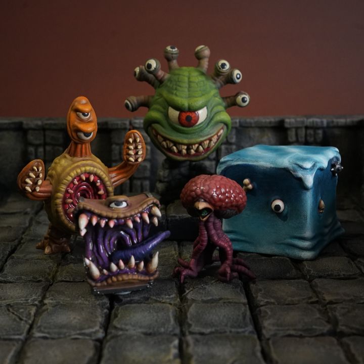 3D Printable Dungeon Denizens Bundle by Questline Studios