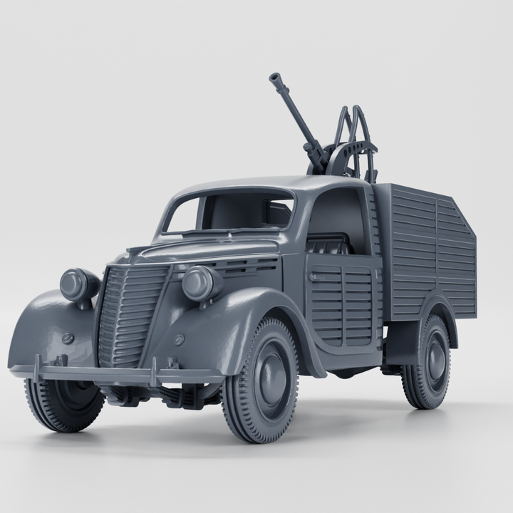 3D Printable Autocannone da 8/59 su Fiat 508C (Italy, WW2) by Wargame3d