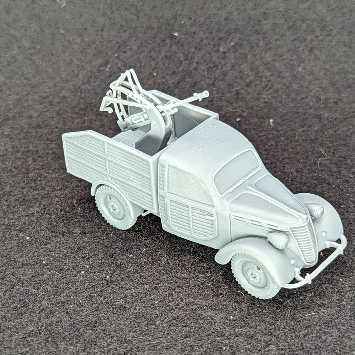 3D Printable Autocannone da 8/59 su Fiat 508C (Italy, WW2) by Wargame3d