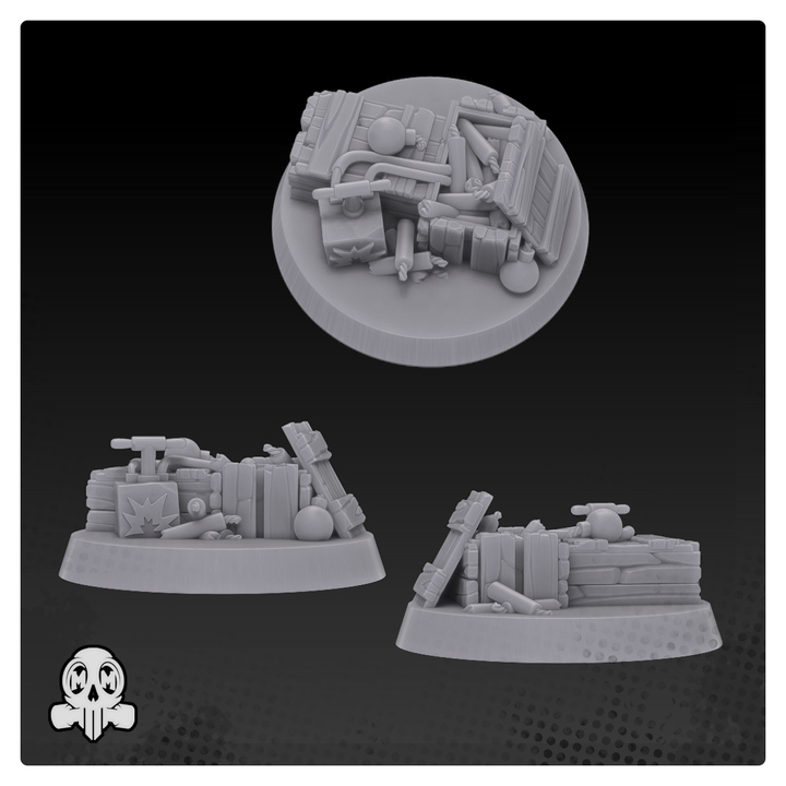 3D Printable Orc Objective Markers by Malicious Mini's