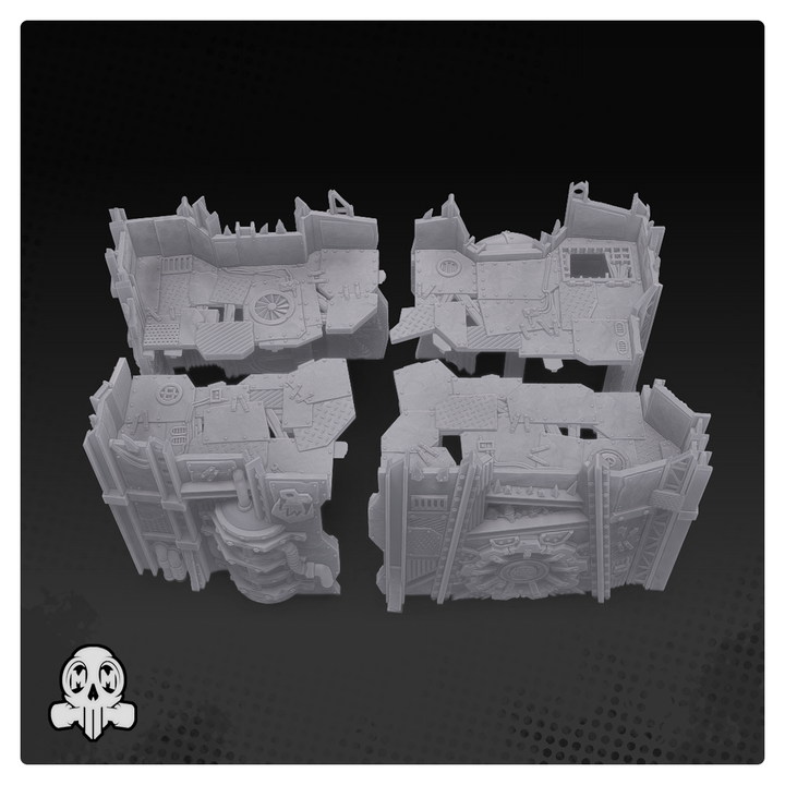 3D Printable Orc Themed Gantry Terrain Kit by Malicious Mini's
