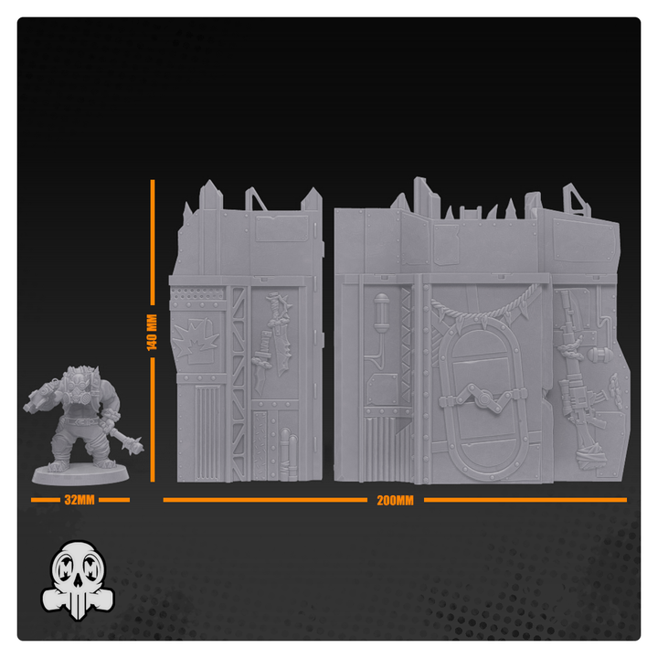 3D Printable Orc Themed Gantry Terrain Kit by Malicious Mini's