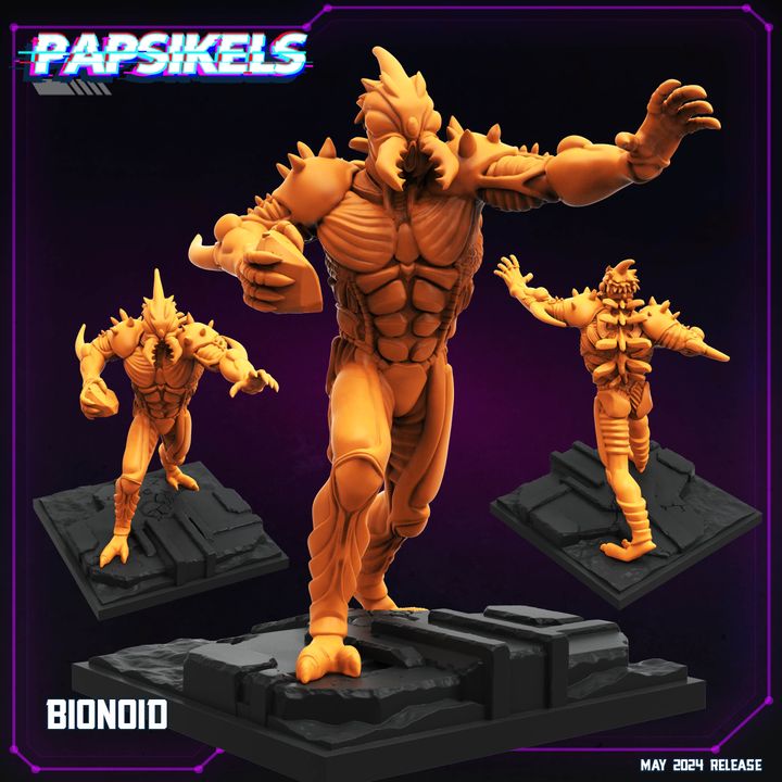 3D Printable BIONOID by PAPSIKELS MINIATURES
