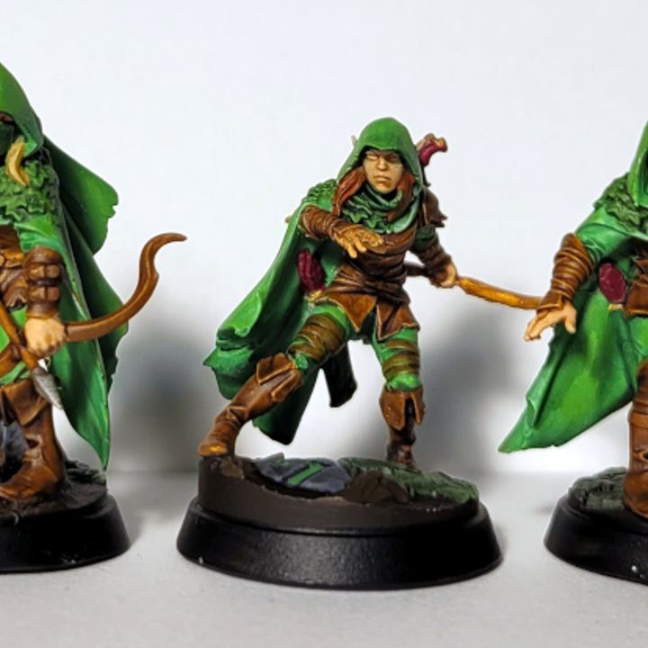 3D Print of Sylvan Elves Bundle by lovecrafty