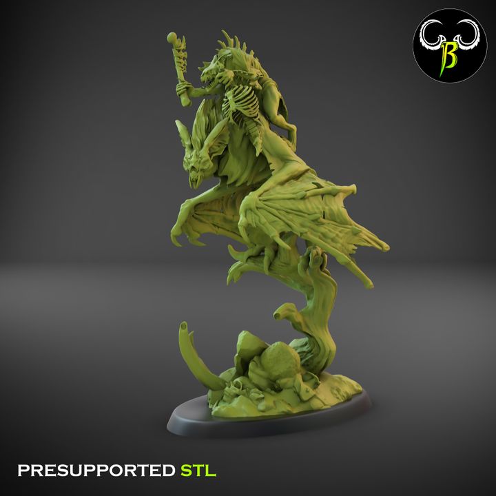 3D Printable Sanguine Reaver Set Leader by ClayBeastCreation