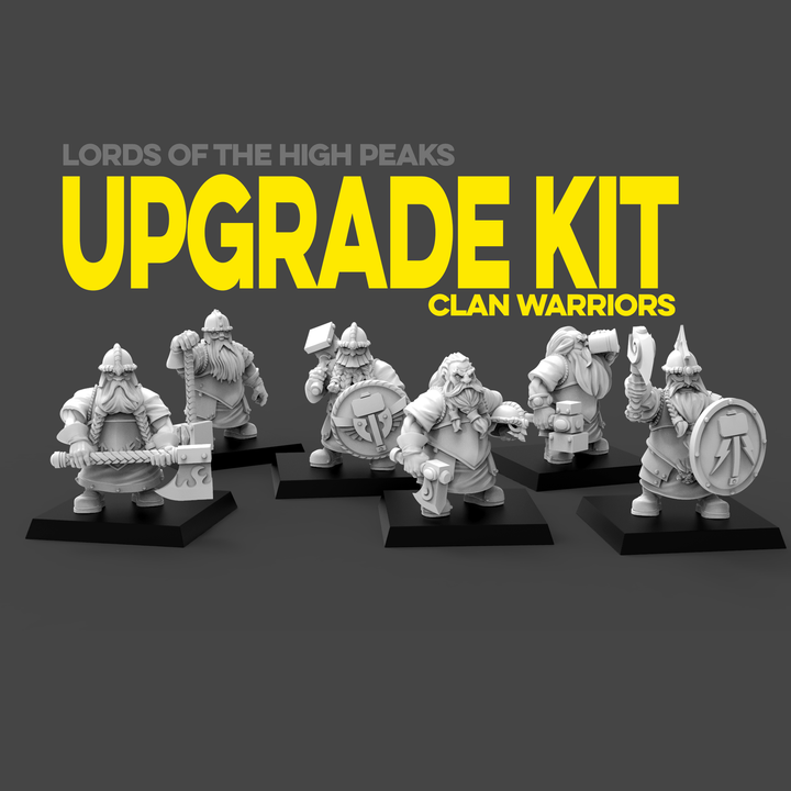 3D Printable Clan Warriors Upgrade Kit by Matteo Donzelli