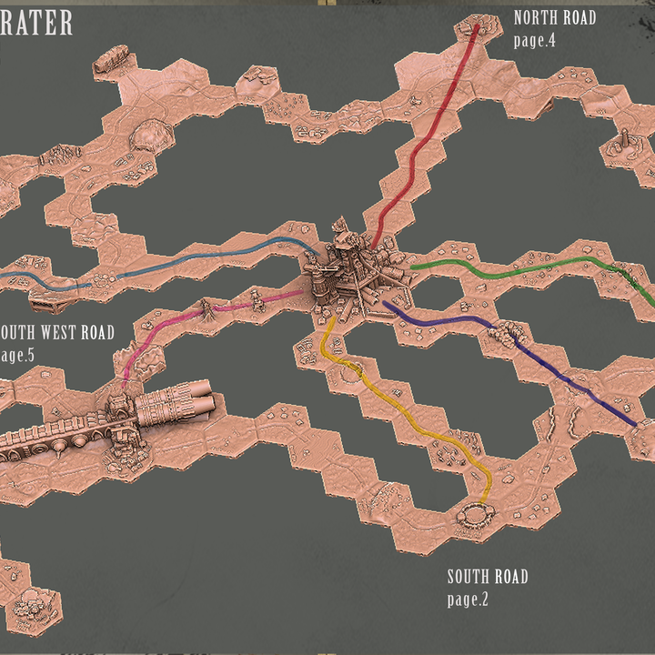 3D Printable ASH WASTES SET by PopovLaboratory