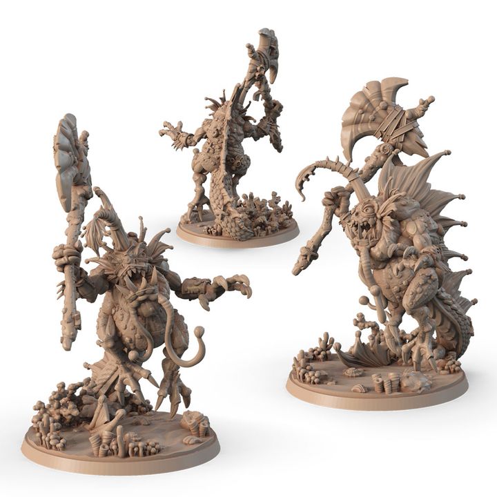 3D Printable Deepspawn with Axe by Signum Workshop