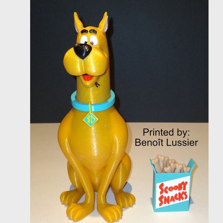3D Printable Scooby Doo by Steve Solomon