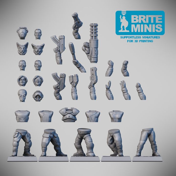 3D Printable Modular space - Supportless & Easy to print - for FDM and ...