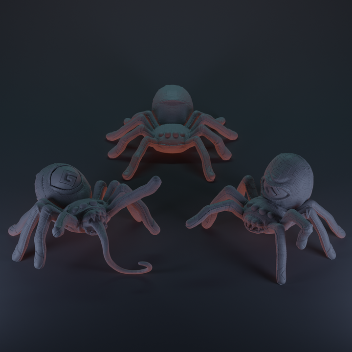 3D Printable Undead Puppet Spiders by Adventure Ready